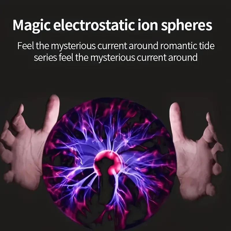 Hot Sale Plasma Ball Electrostatic Sphere Light Magic Lamp 5 Inch ...