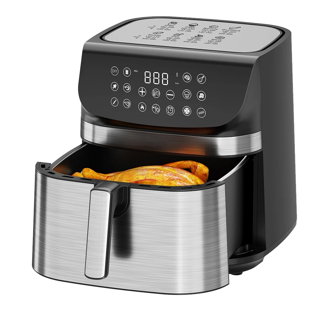 Electric Fryer Oil Free Digital Air Fryer With Touch Screen Household ...
