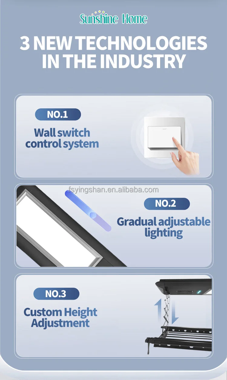 Smart Electric Drying Rack - Voice Activated & Space-saving