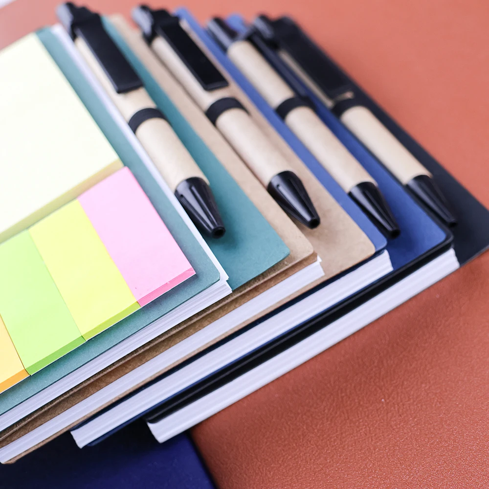 Eco-friendly Kraft Notebook - Cute Stationary with Logo