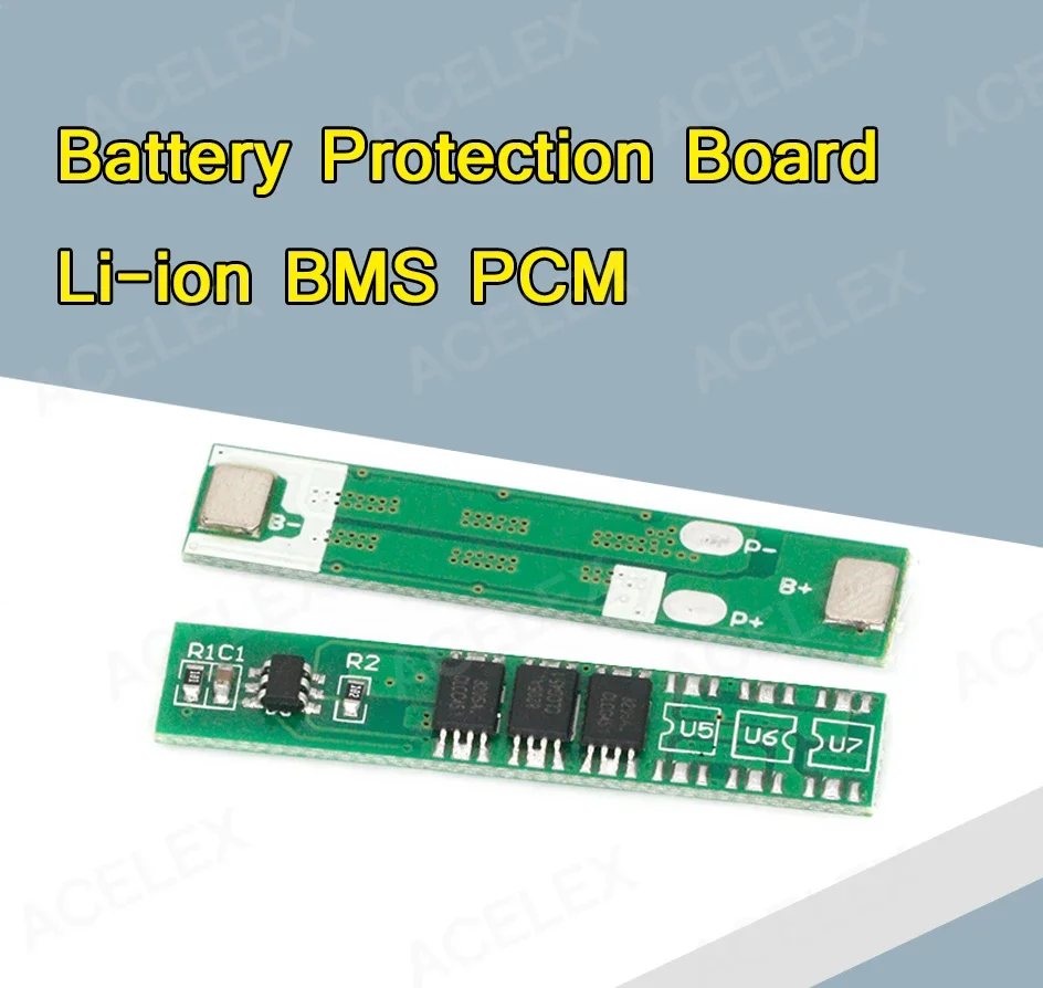 1s 5a 3.7v Li-ion Bms Pcm Battery Protection Board Pcm For 18650 ...