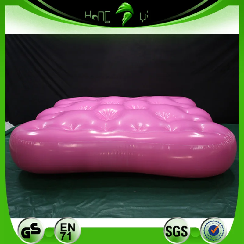 Comfy And Softy Inflatable Pink Air Mattress Hongyi Toy Custom ...