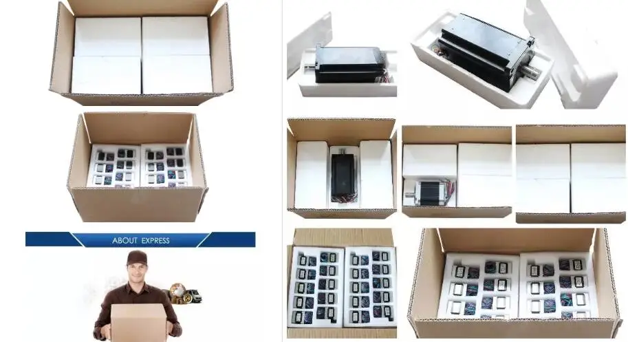 Elesy Cnc 80mm Flange Ac Servo Motor And Driver Servo Motor For Cnc ...