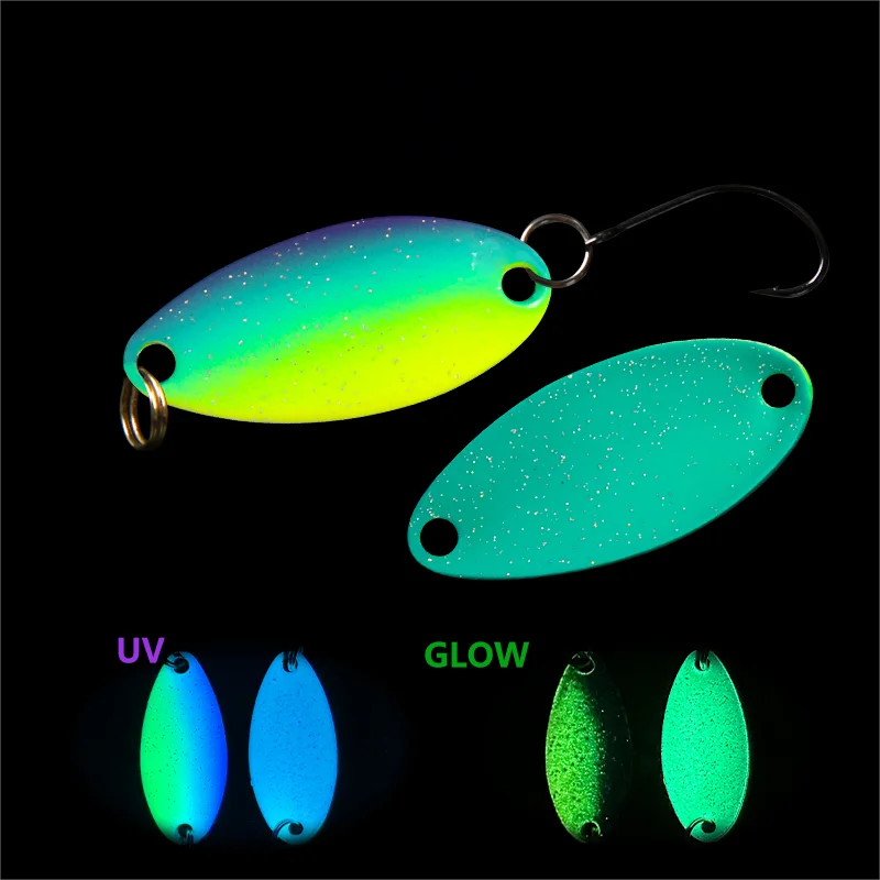 New Oem Fishing Spoons Metal Trout Lures 2.5g 3.5g Small Hard Bait ...