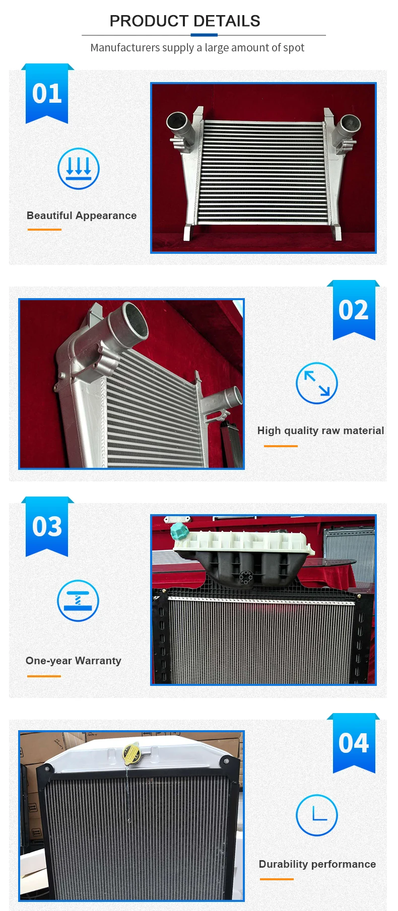 Truck Radiator And Excavator Radiator - Buy High End Radiator Suitable ...