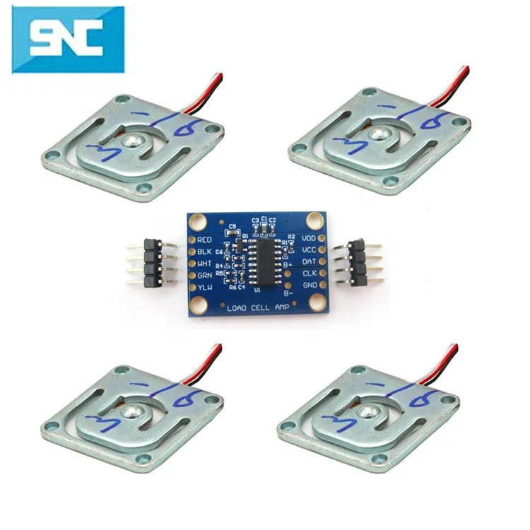 SC134 Full Bridge Flat Load Cell - Precision Weight Sensors