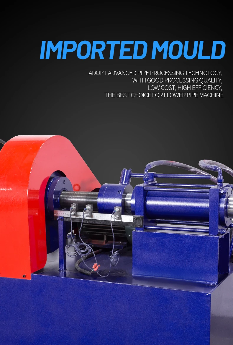 Safe and Reliable Stainless Steel Tube Embossing Machine for Handrail ...