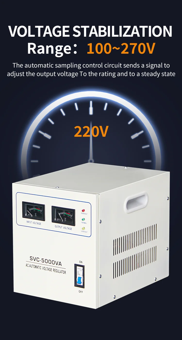 220v Stabilizer 3000va 3kva 2kw Single Phase Automatic Voltage ...