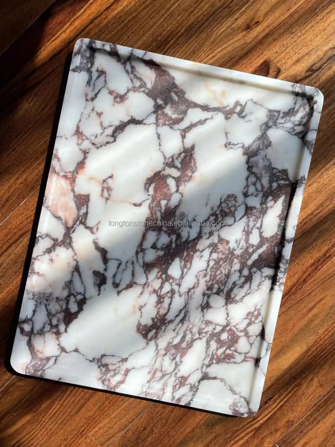 OEM Italian Calacatta Viola Bulgaris Luxury Rectangle Square Round Decorative Bathroom Vanity ...