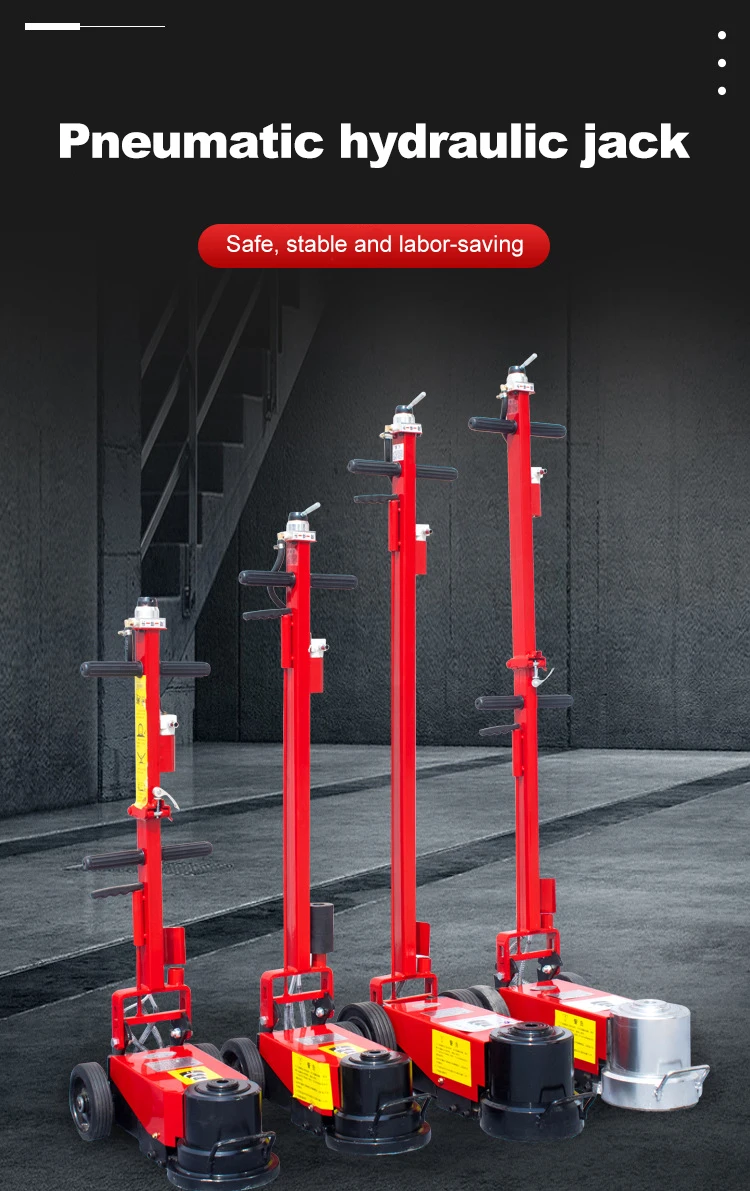 40 Ton 100 Ton Long Arm Pneumatic Hydraulic Air Driven Hydraulic Jack ...