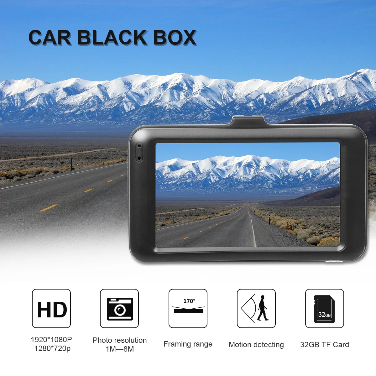 Ultra Hd Fhd Dual Lens Car Video Recorder Dual Dash Cam Hd 1080p Car ...