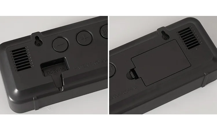 Virtue Modern Large Screen Adjustable Brightness Clock