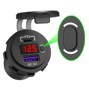 DS2013-P21-B Waterproof Marine Boat Battery Charger & USB C Socket with ...