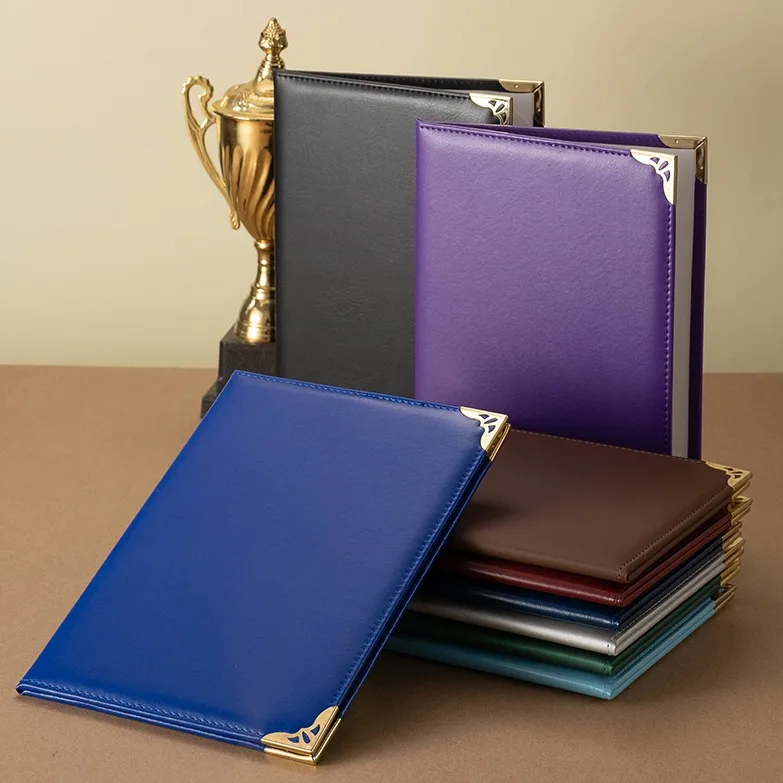 Plain Pu Leather Diploma Cover Holder,Leather Certificate Holder Green ...