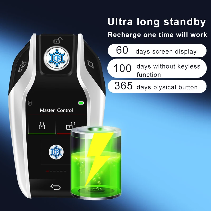 2024 Universal Keyless Entry System - Smart LCD Car Key