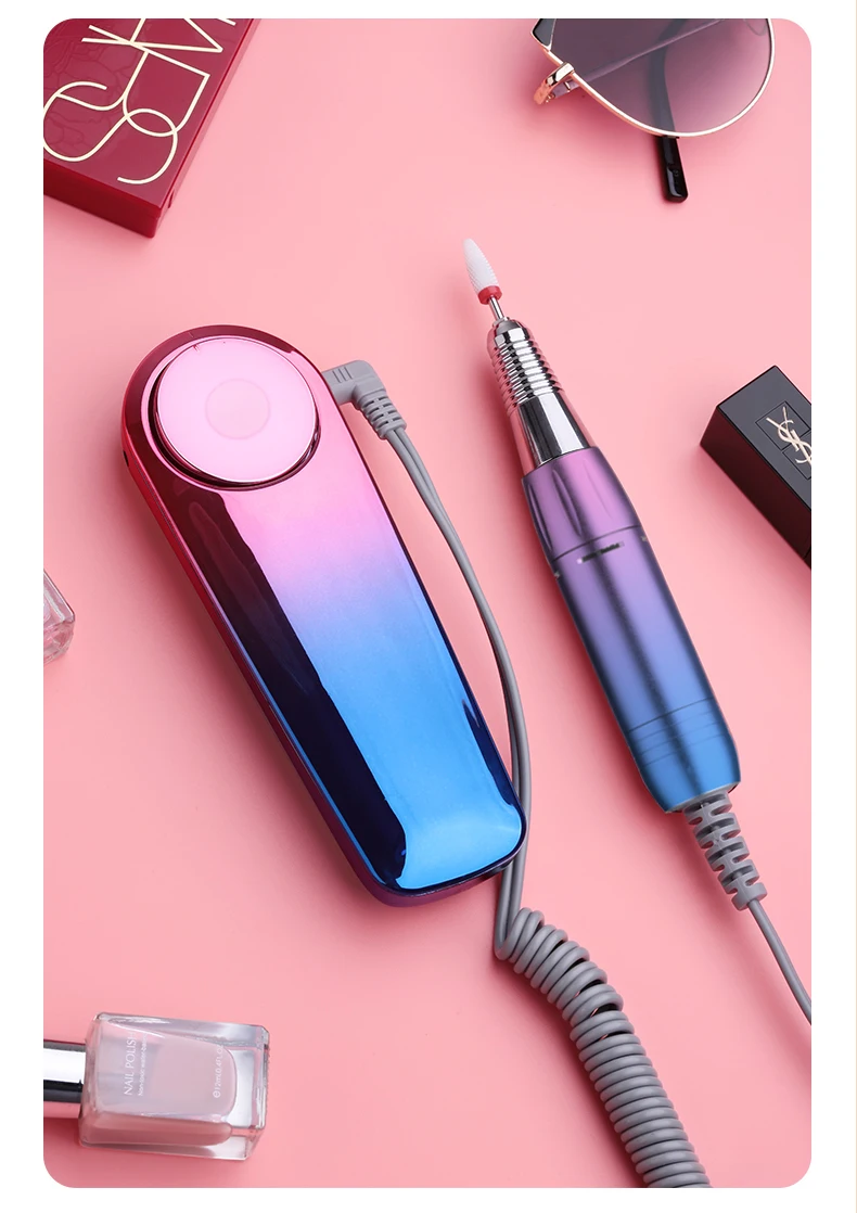 Professional Acrylic Nail Polish Gel Polisher Wireless Electric Nail ...