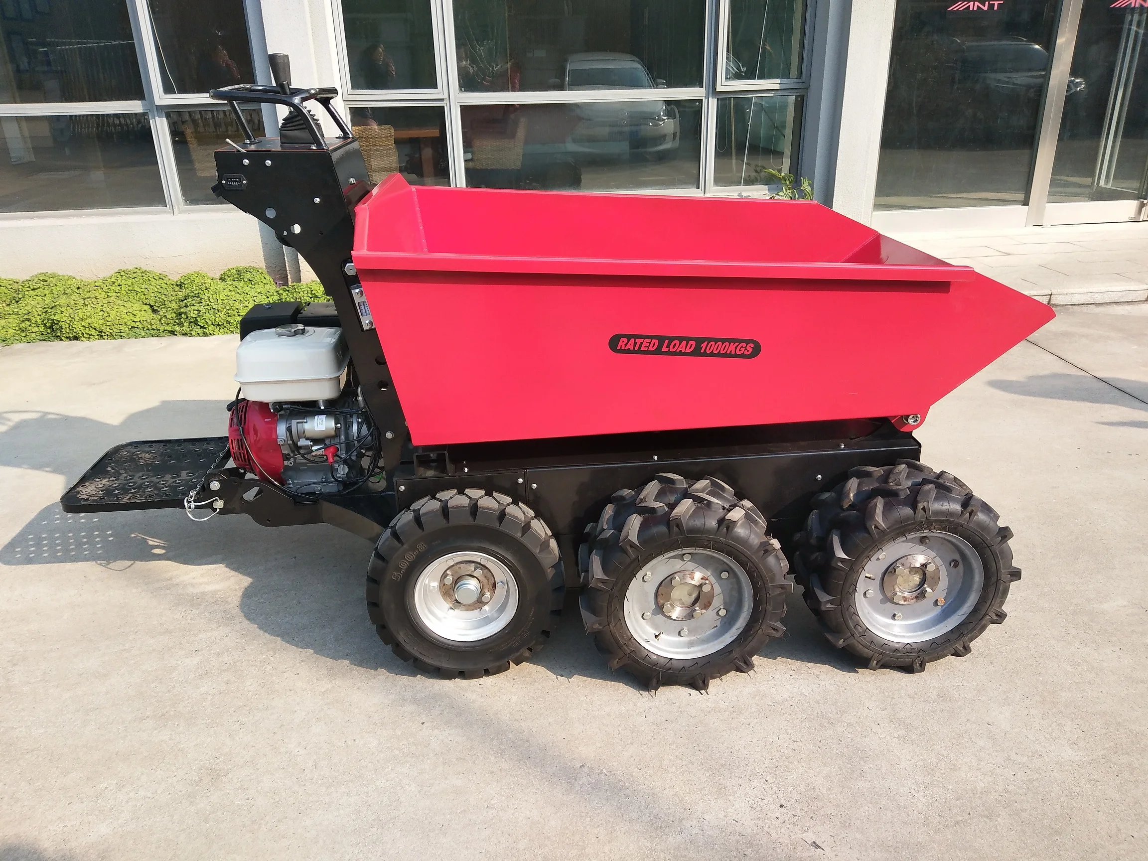 ANT Special Mini Dump Truck 6-Wheel Drive Backhoe Loader BY1000-6 Power ...