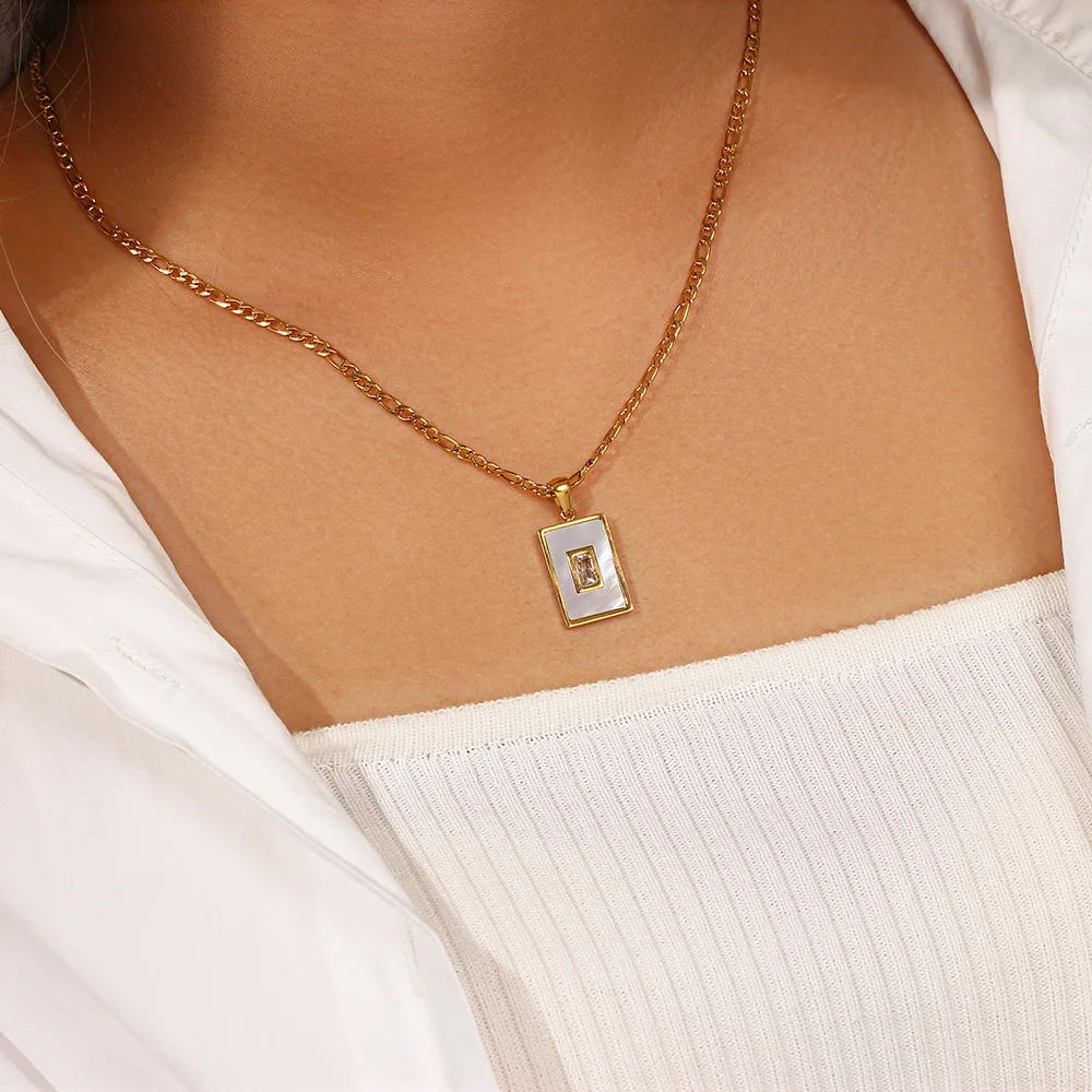 Shop Our Trendy Fashion Rectangular Pendant Necklace for Women