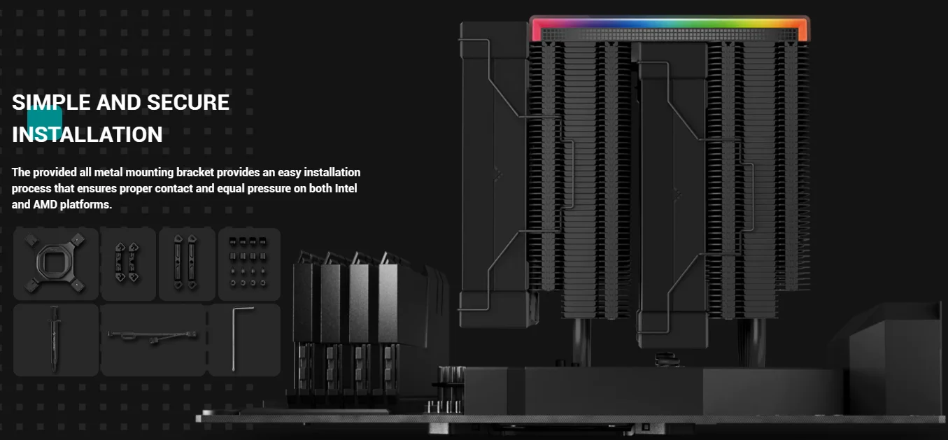 Deepcool AK620 DIGITAL WHITE CPU Fan - Gaming Cooling