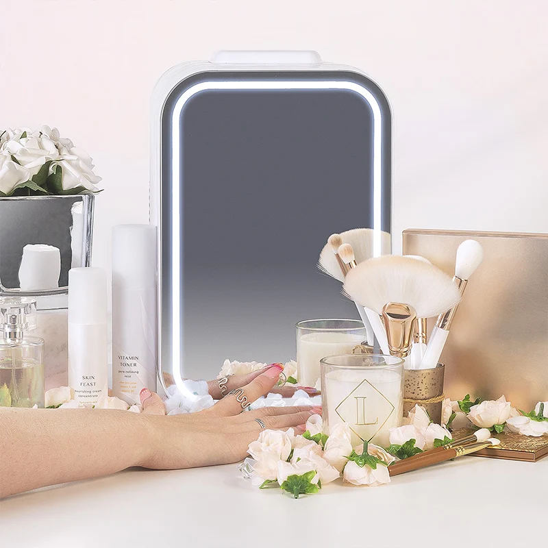 Portable12v Small Cosmetics Refrigerator 10l /8l Makeup Beauty Mini ...