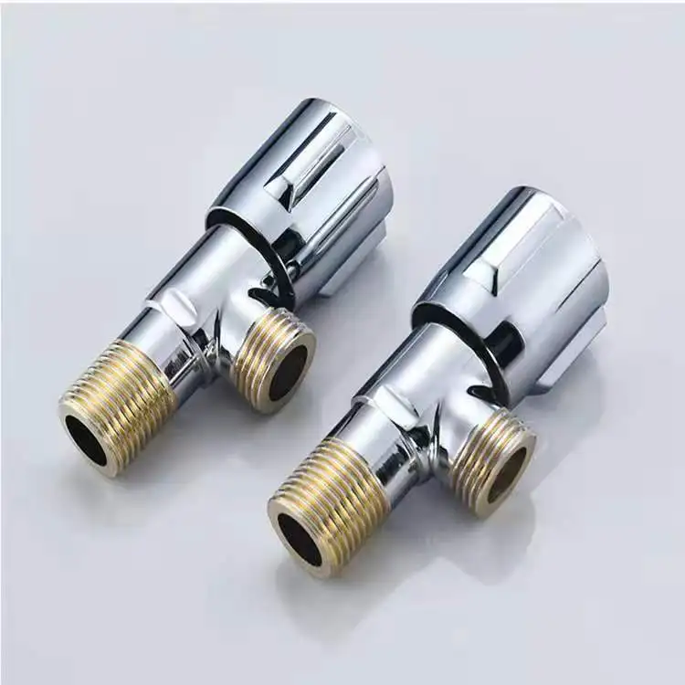 Stop Water Valve - Brass Triangle Valve for Toilet Connectors