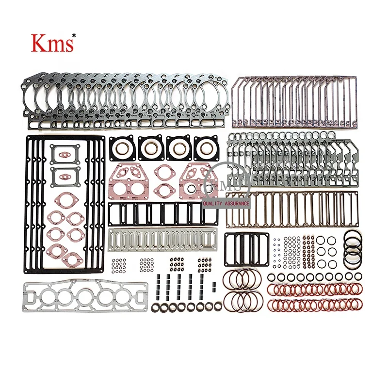 KMS engine gasket KTA50 3800731 4352581 upper engine repair kit truck ...
