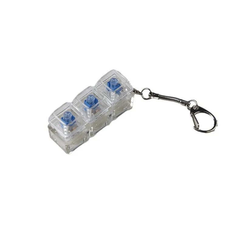 Mechanical Keyboard Switch Keychain with LED Light - Keycap Tester for ...