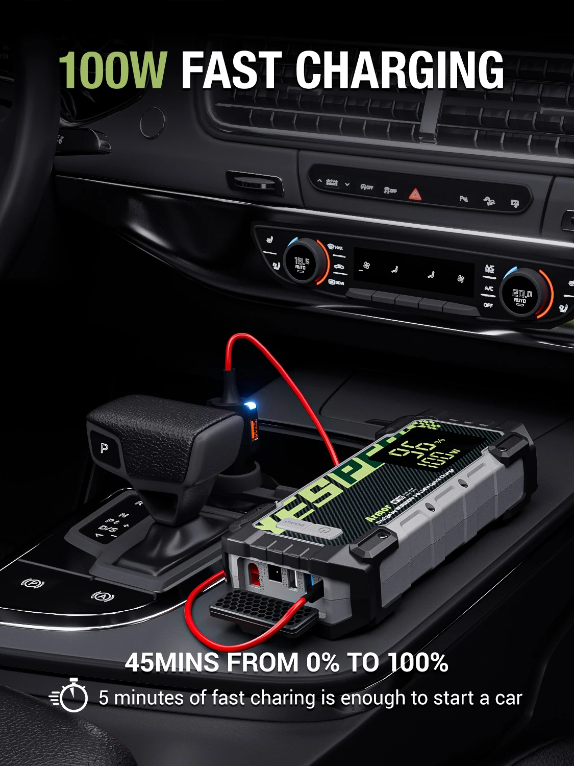 YESPER Armor Heating - High Power Car Jump Starter