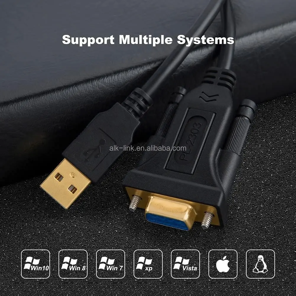 Usb To Rs232 Adapter With Pl2303 Chip Ft Usb 2.0 To Rs232 Female Db9 ...