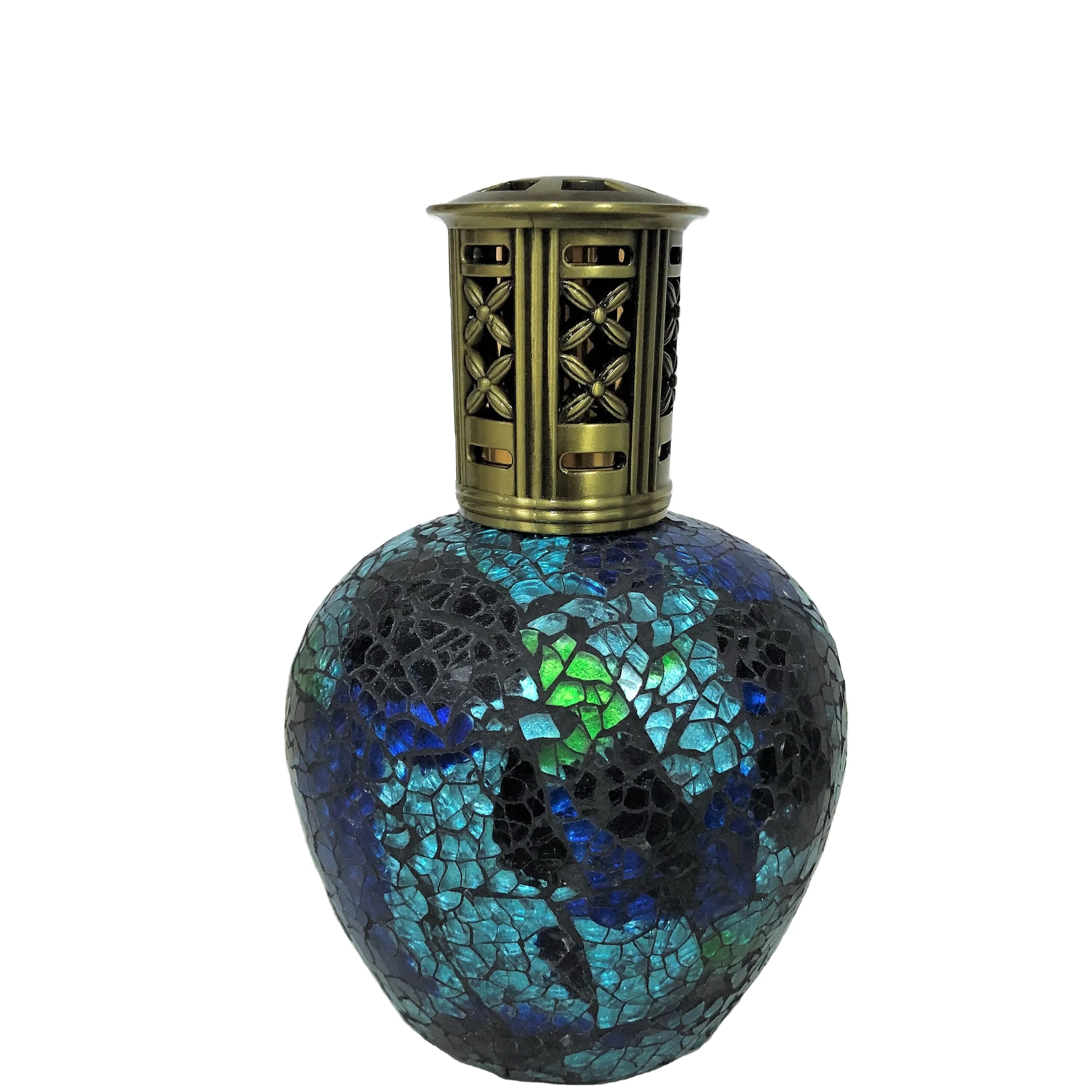 Mosaic Glass Catalytic Fragrance Lamp,Home Perfume Lamp Purify Air And ...