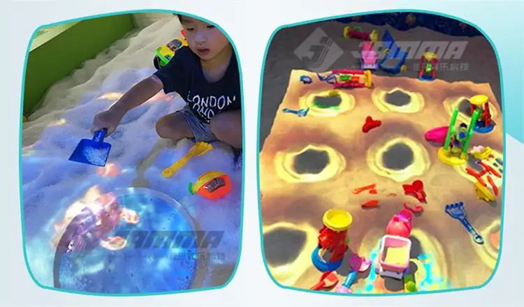 Interactive Indoor AR Sand Table Projector Smart Amusement Park ...