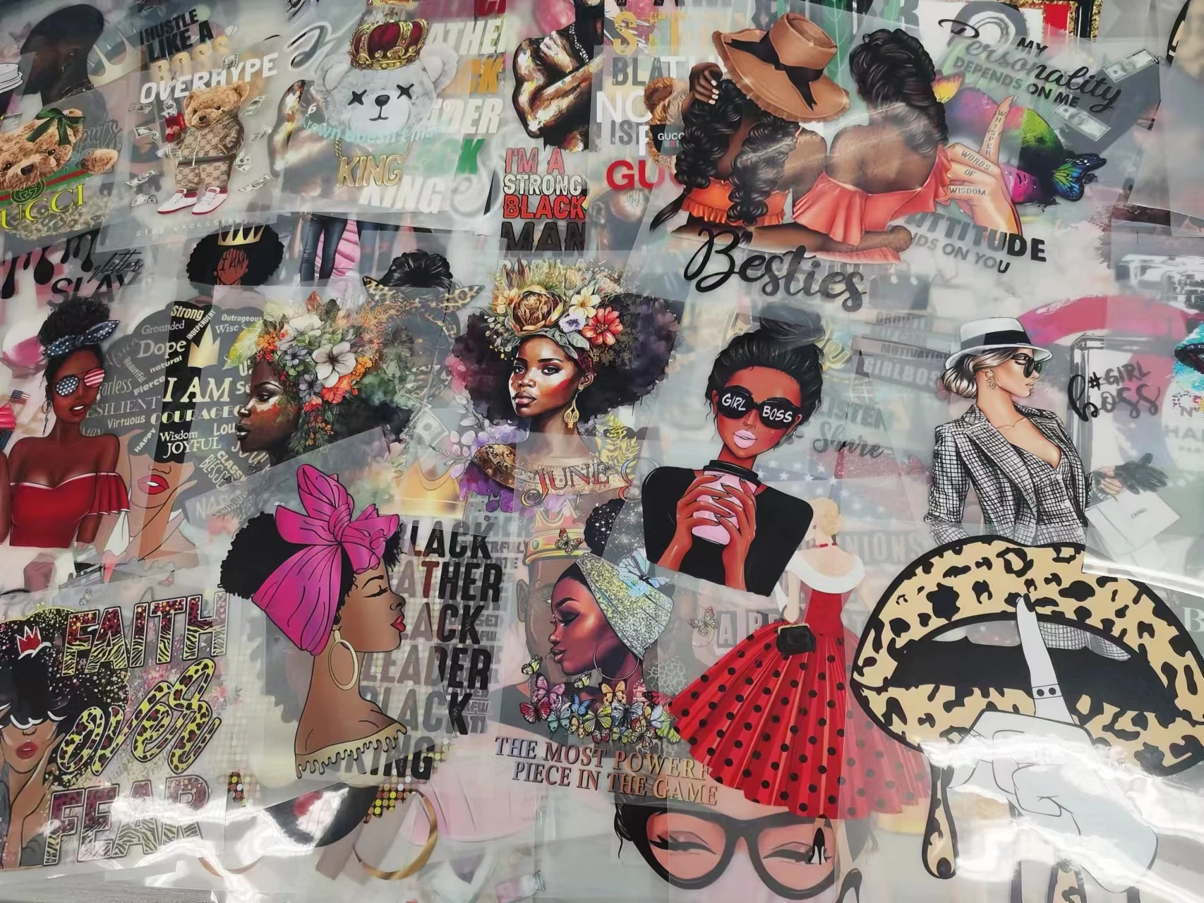 Custom DTF Heat Transfers - Versatile Stickers for Garments