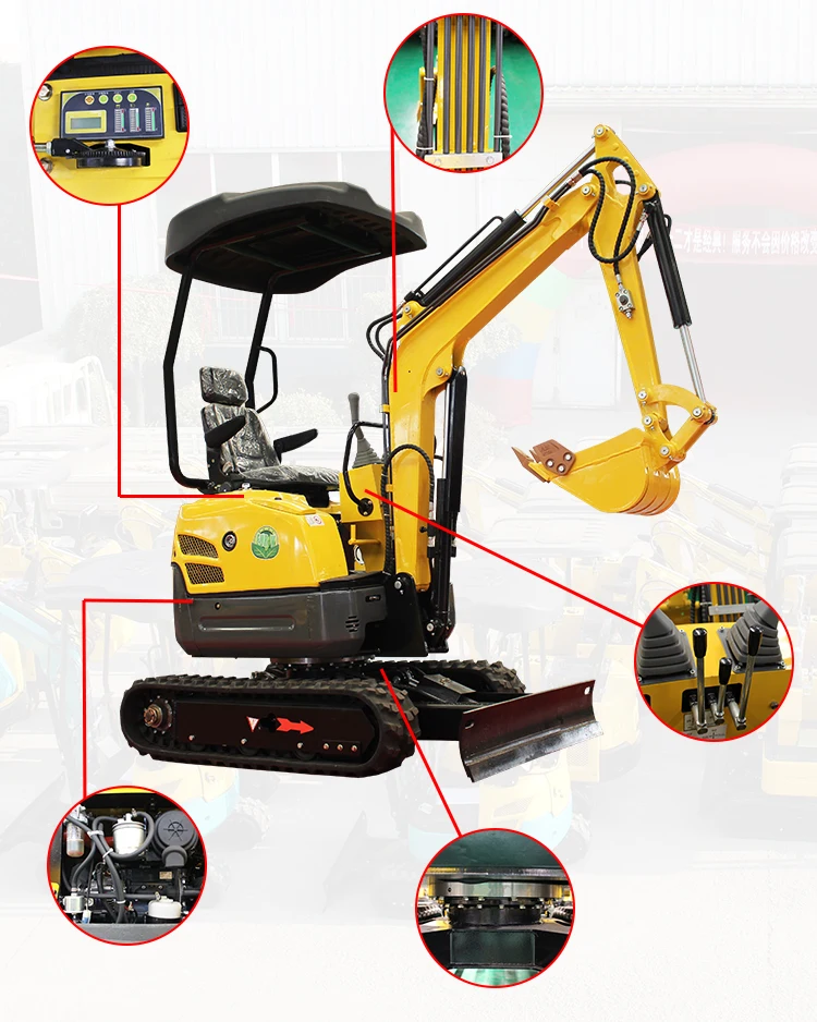 Mini Excavator from Shandong Rippa Machinery Group