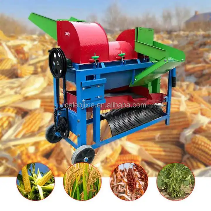 Easy To Operate Sorghum Soybean Shelling Peeling Threshing Machine ...