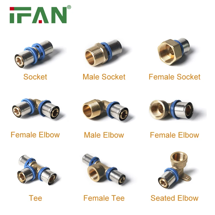 Alibaba.com: IFAN Stainless Steel Pipe Fittings, Blue PEX Press Fitting ...