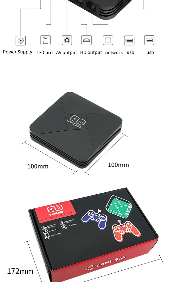 G5 Gamebox Hd 4k Super Console Video Gamebox 50+ Emulator 40000+ Retro ...