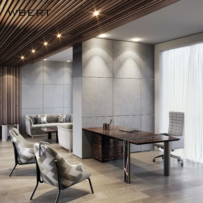 WBERT Italian Luxury Solid Wood Boss Table Modern Simple Large Manager ...