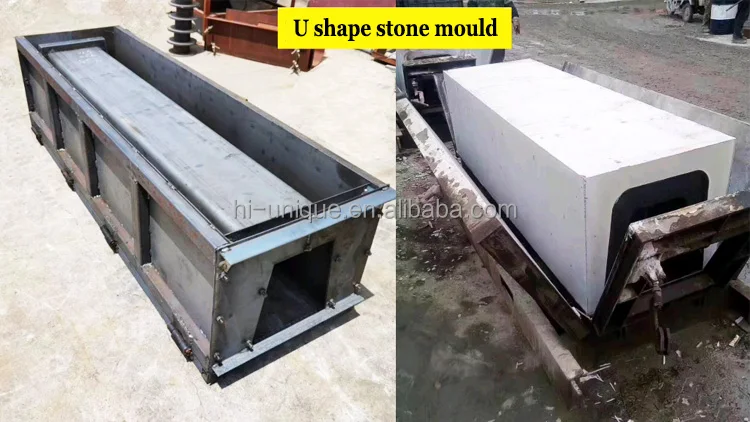 Wet Casting Concrete U Shaped Channel Mould for Culvert Drainage