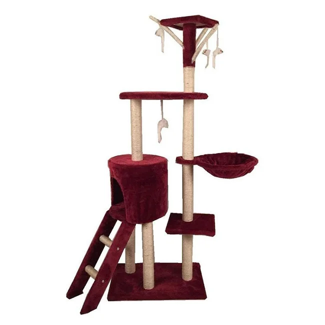 Customized Logo Luxury Large Cat Tree With Sisal-covered Scratcher ...