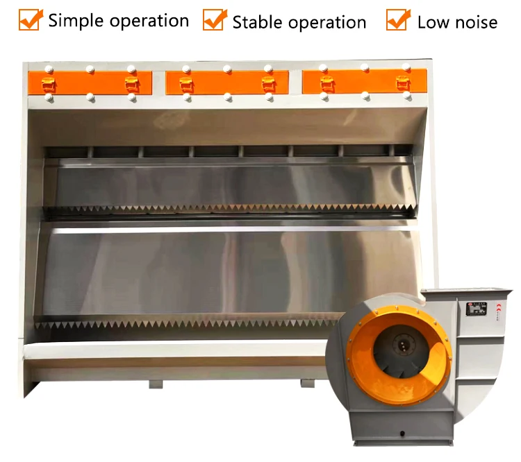 Customized Stainless Steel Paint Mist Purification Paint Spray Booth ...