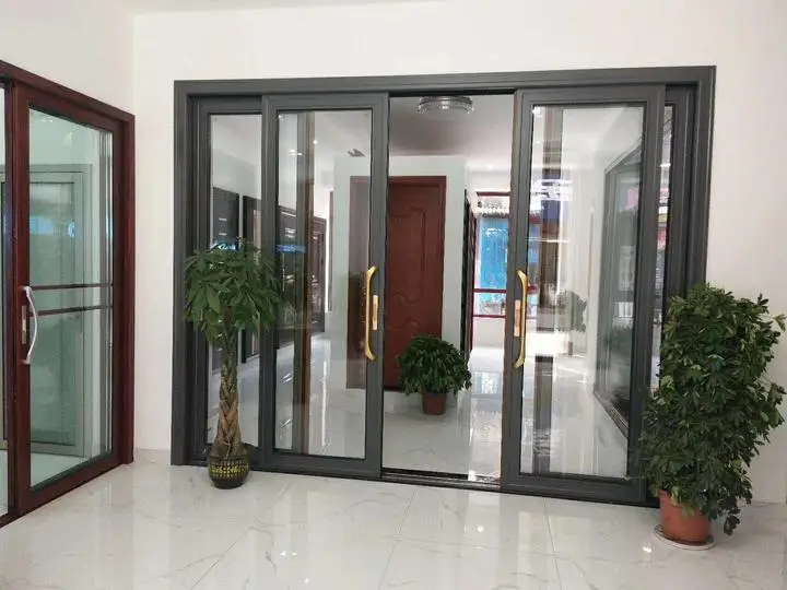 Alibaba.com: Frameless design, aluminum sliding glass door/window, full ...