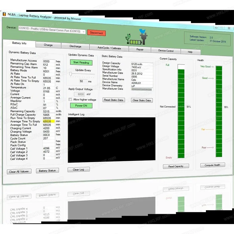 NLBA1-PRO Battery Analyzer - Precision and Reliability