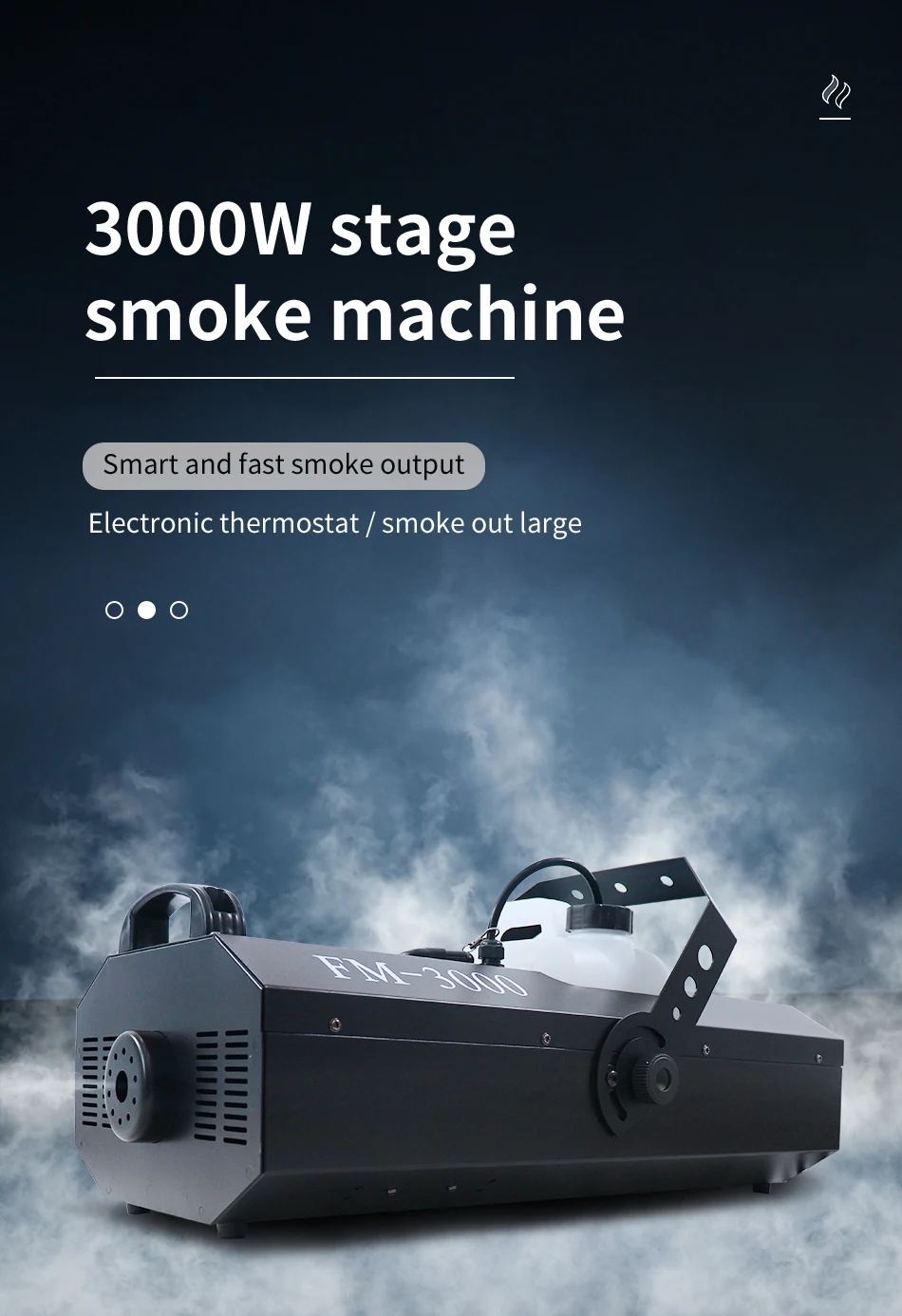 Wedding DJ Equipment 3000w DMX Fog Machine Fogger Smoke Machine With ...