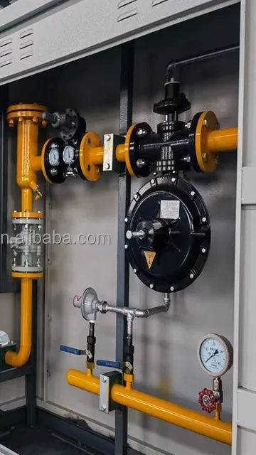 2000m3 Gas Pressure Regulator Metering Cabinet Gas Pressure Regulating ...