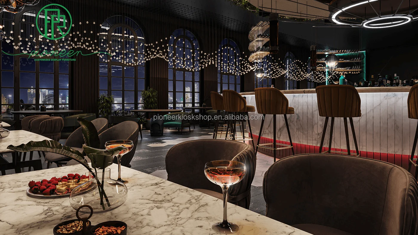 Luxury Hotel Bar Counter - Stylish & Functional Design