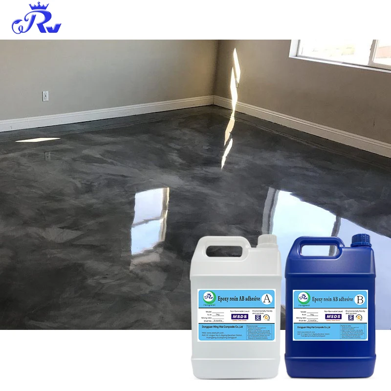 Metallic Epoxy Resin for Floor Coating, Epoxy Basement Floor, Clear ...