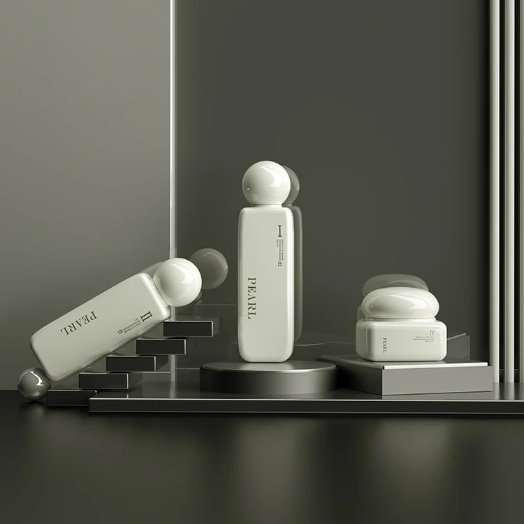 Rectangular Cosmetics Bottles - Perfect for Men's Skincare