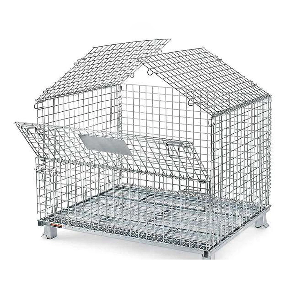 Heavy Duty Wire Mesh Storage Cages for Warehouse | Stackable & Durable ...