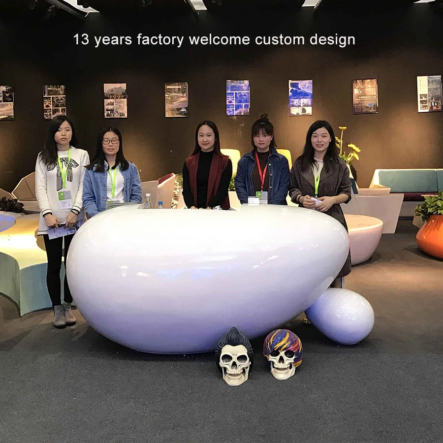 Alibaba.com: Q09 Luxury Fiberglass Egg Shaped Reception Desk ...