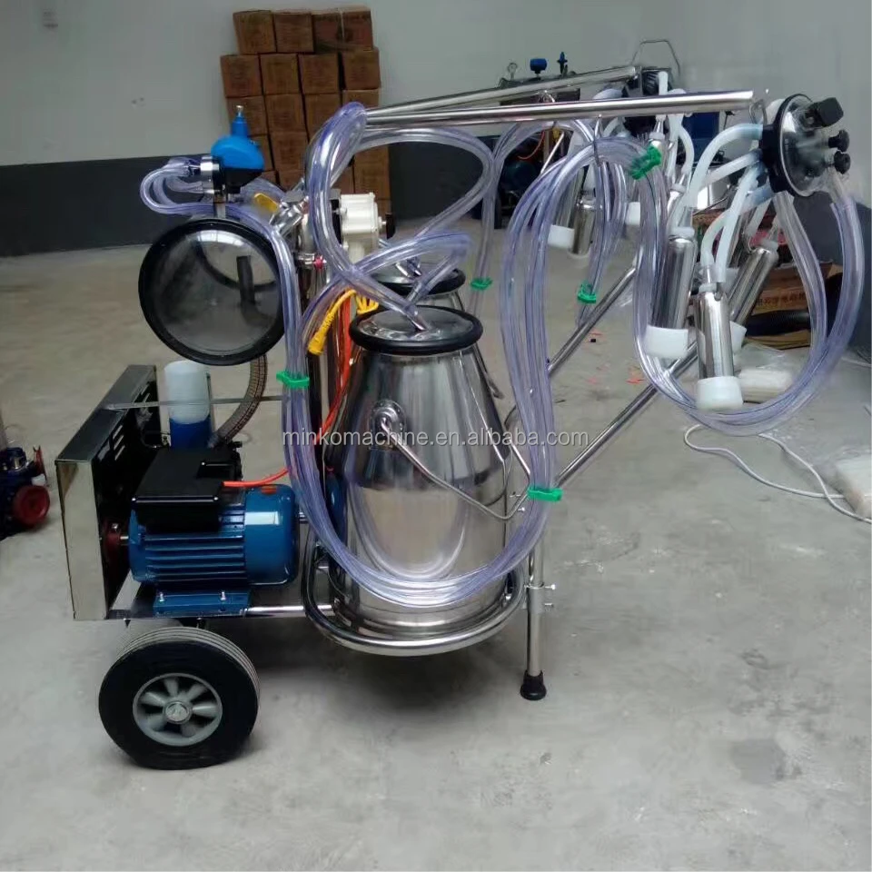 Sheep Goat Cow Portable Vacuum Pump Milking Machine for Sale